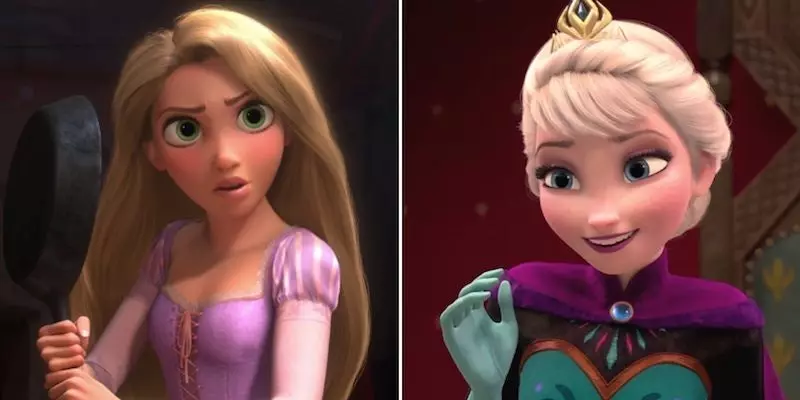 WTF? Elk vrouwelijk Disney-personage heeft exact dezelfde gezichtsvorm (foto's)