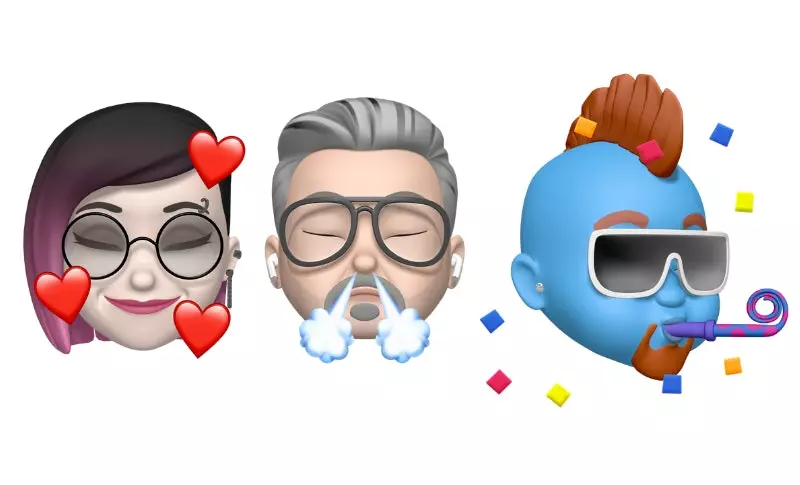 Apple a lansat 9 noi autocolante Memoji, inclusiv o față de petrecere cu confetti 101011_1