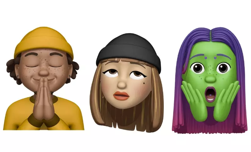 Nove nalepke Memoji v Applovi posodobitvi za iOS 13.4 vključujejo obraz zabave s konfeti.