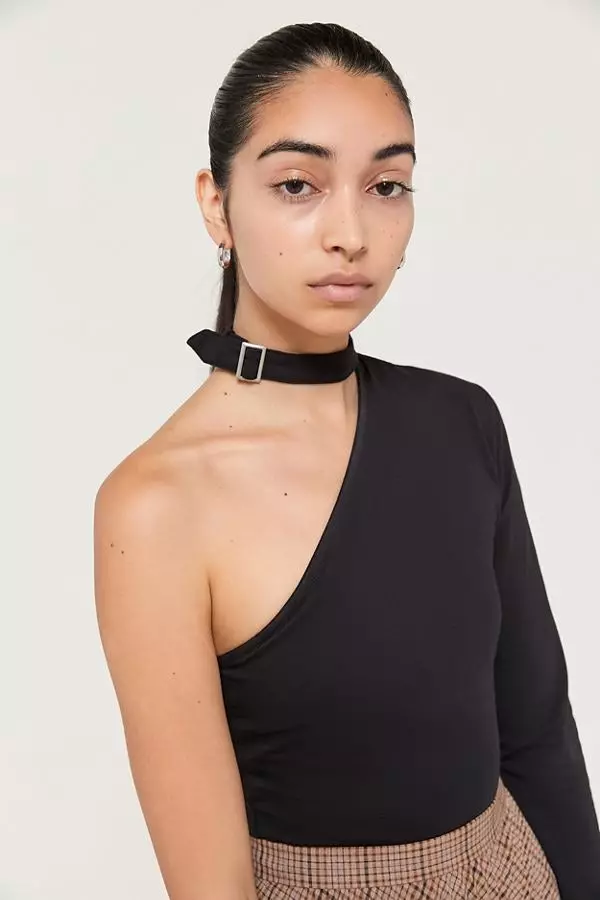 UO Buckle One-Shoulder Top