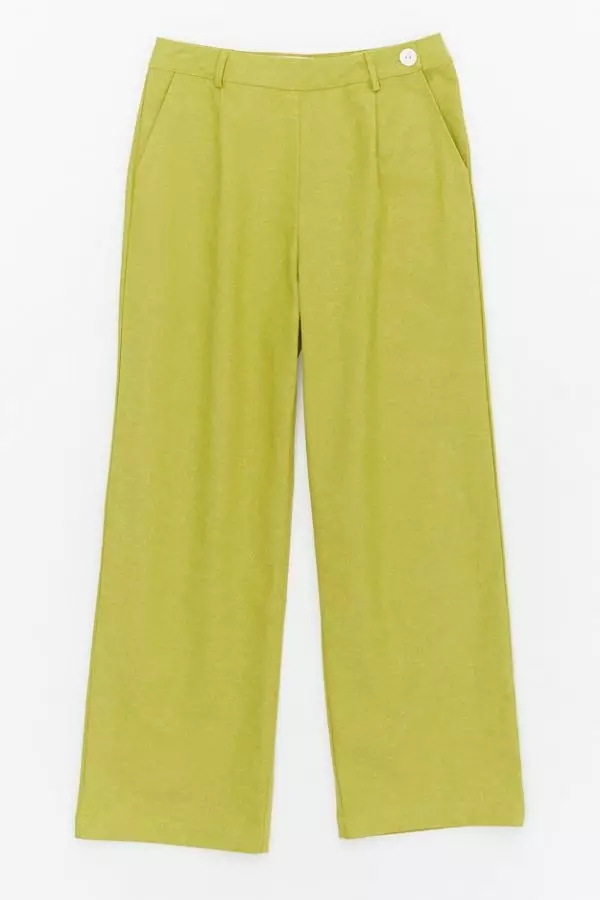 Lisa က Gah Melinda Linen Trouser Pant ဟုဆိုသည်။