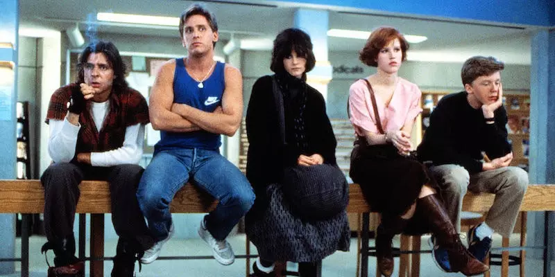 Triste, pero social: si el elenco de 'The Breakfast Club' fuera las redes sociales hoy