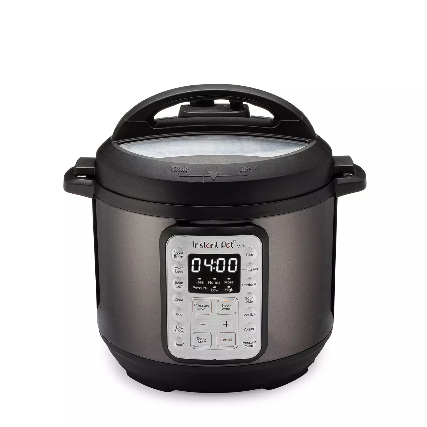 VIVA Black Stainless 6-Quart 9-in-1 Pressure Cooker