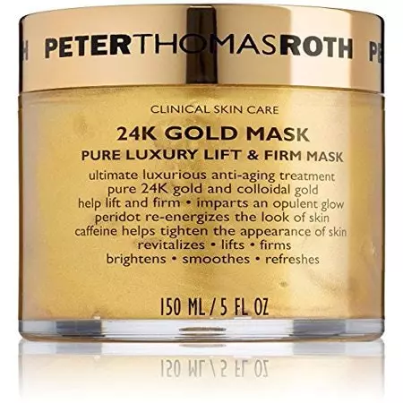 24K Ora Masko Pura Lukso Levo & Firma Vizaĝa Masko