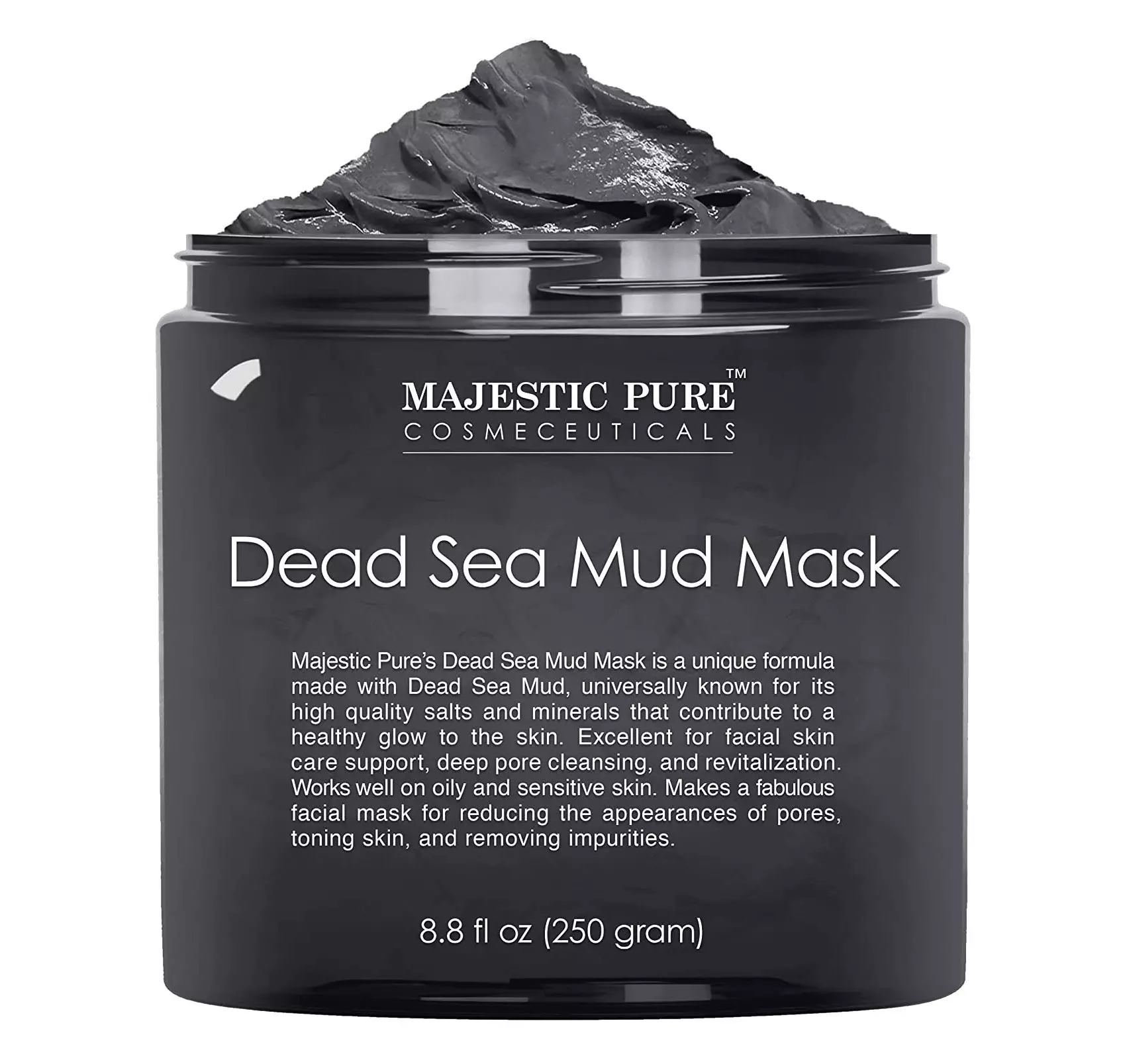 Masque majestueux à la boue pure de la mer Morte