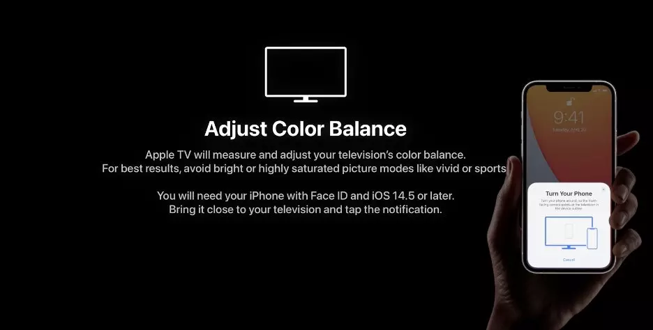 तुम्ही Apple TV 4K चे कलर बॅलन्स काही पायऱ्यांसह बदलू शकता.