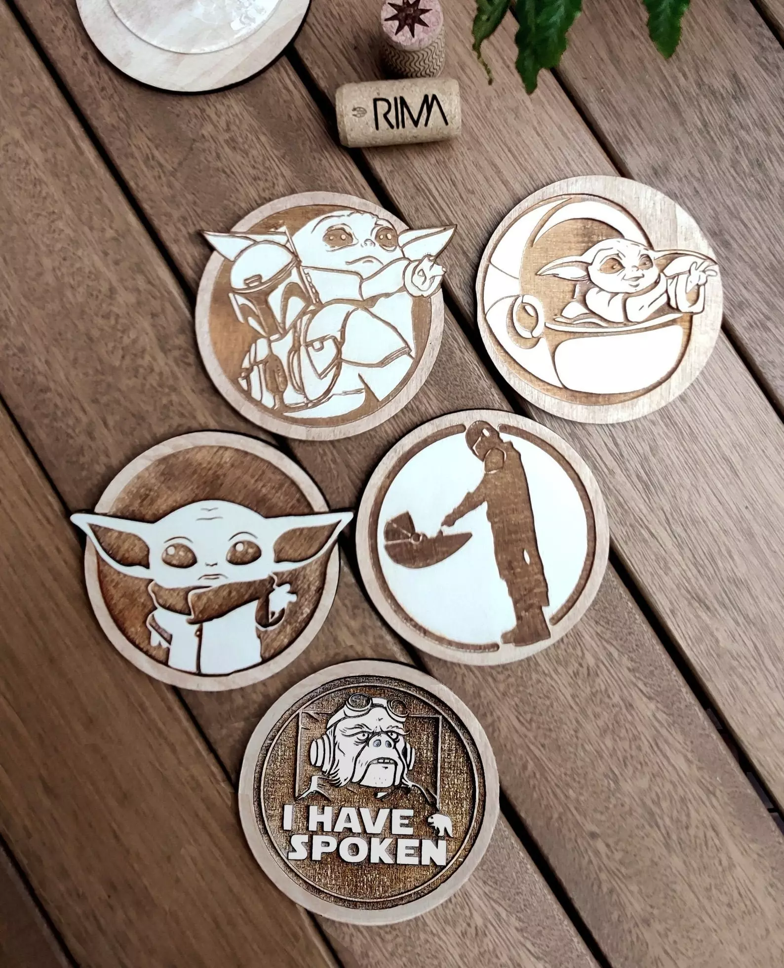 Set vu 5 The Mandalorian Coasters