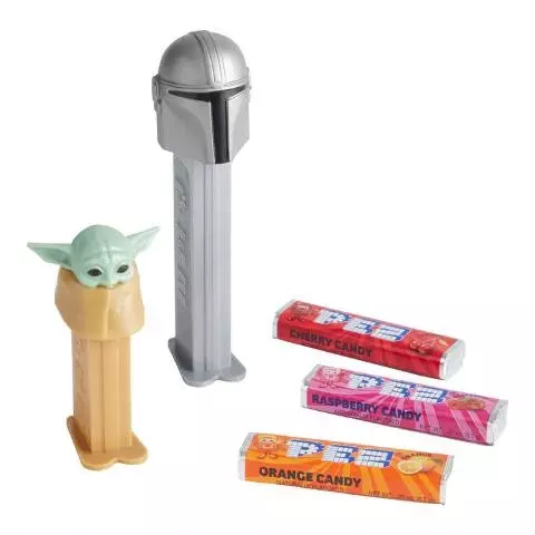 Lot de 2 distributeurs Star Wars The Mandalorian Pez