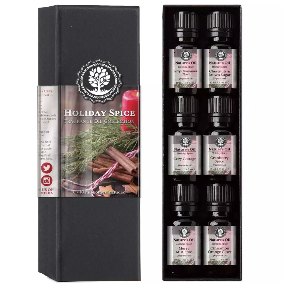 Nature's Oil Holiday Spice lurrin olioak, 10 ml (6 multzoa)