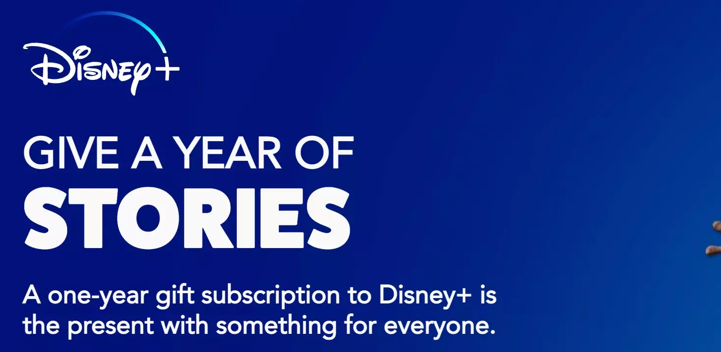 Disney+ ettårsprenumeration