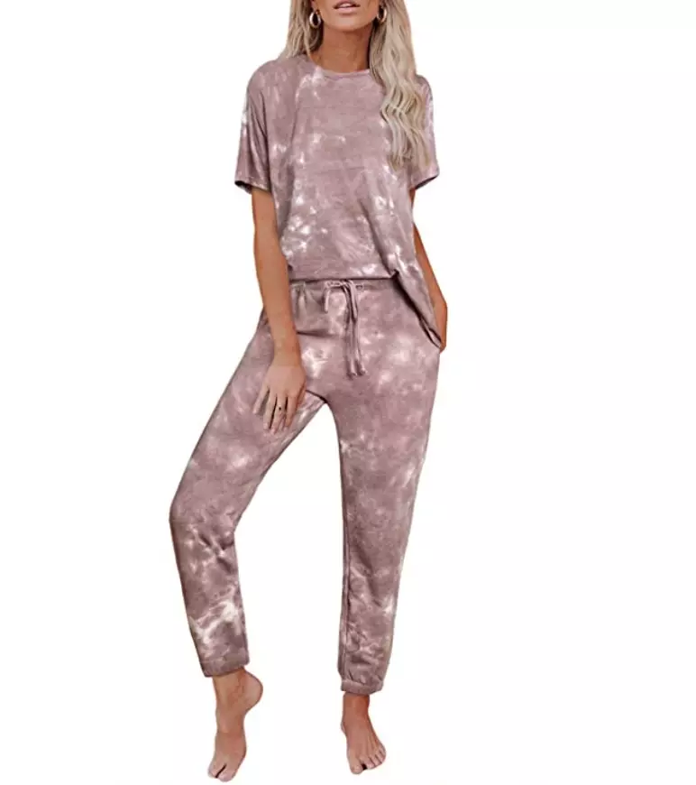 Zecilbo Tie-Dye Pajama Set