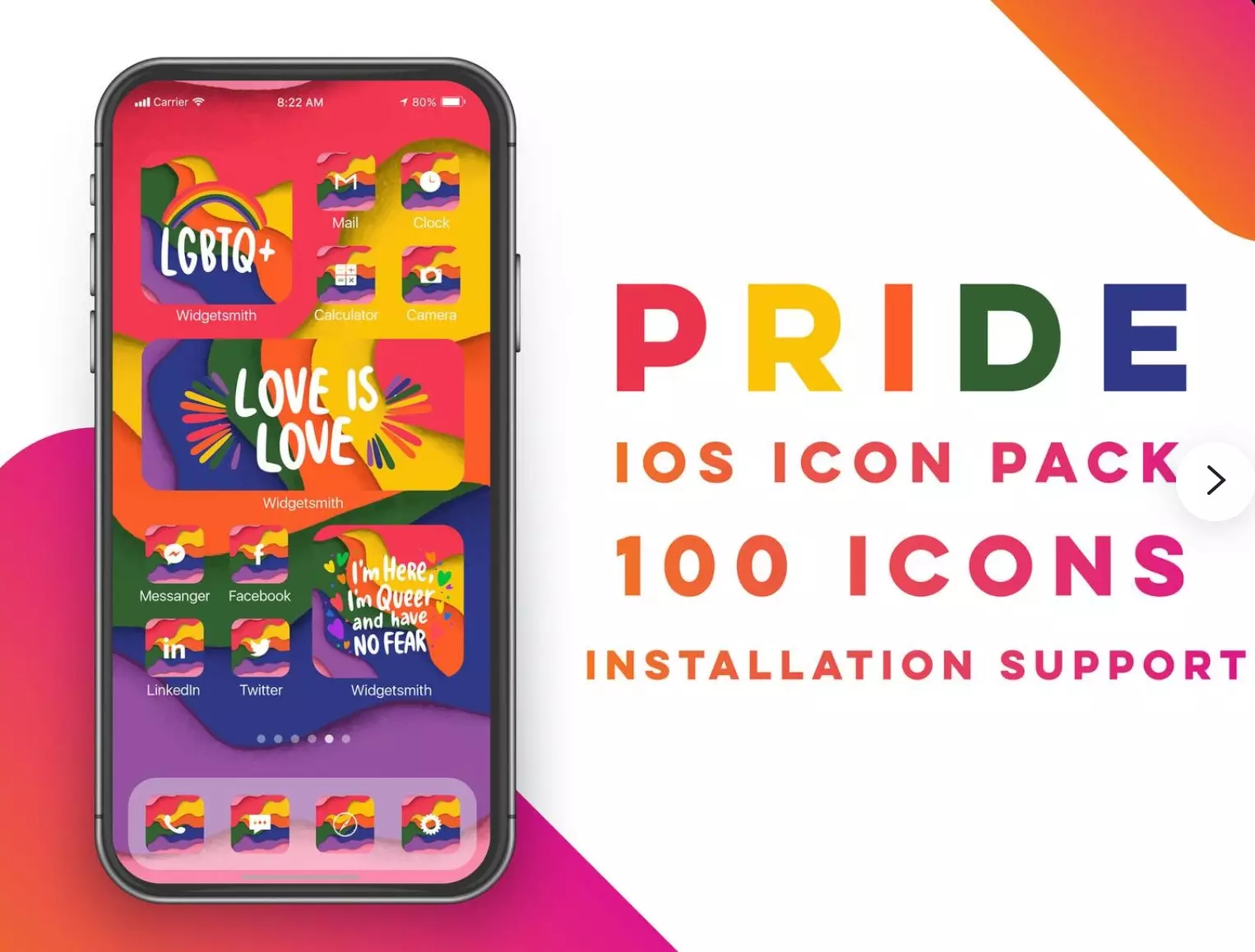 Ikony Pride iOS 14