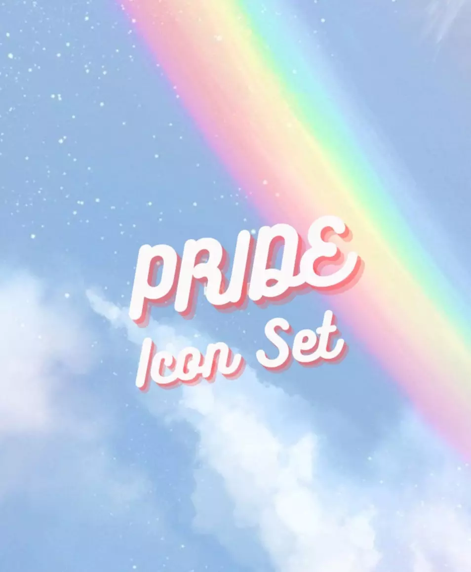 Pride Aesthetic iOS 14 kisary efijery an-trano