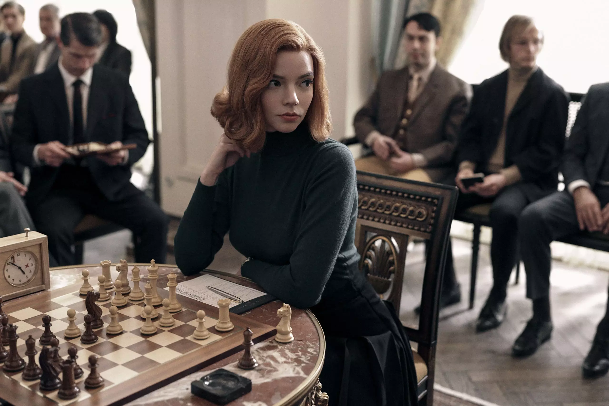 'The Queen's Gambit', kitaplara esaslanýan birnäçe Netflix sergisidir.