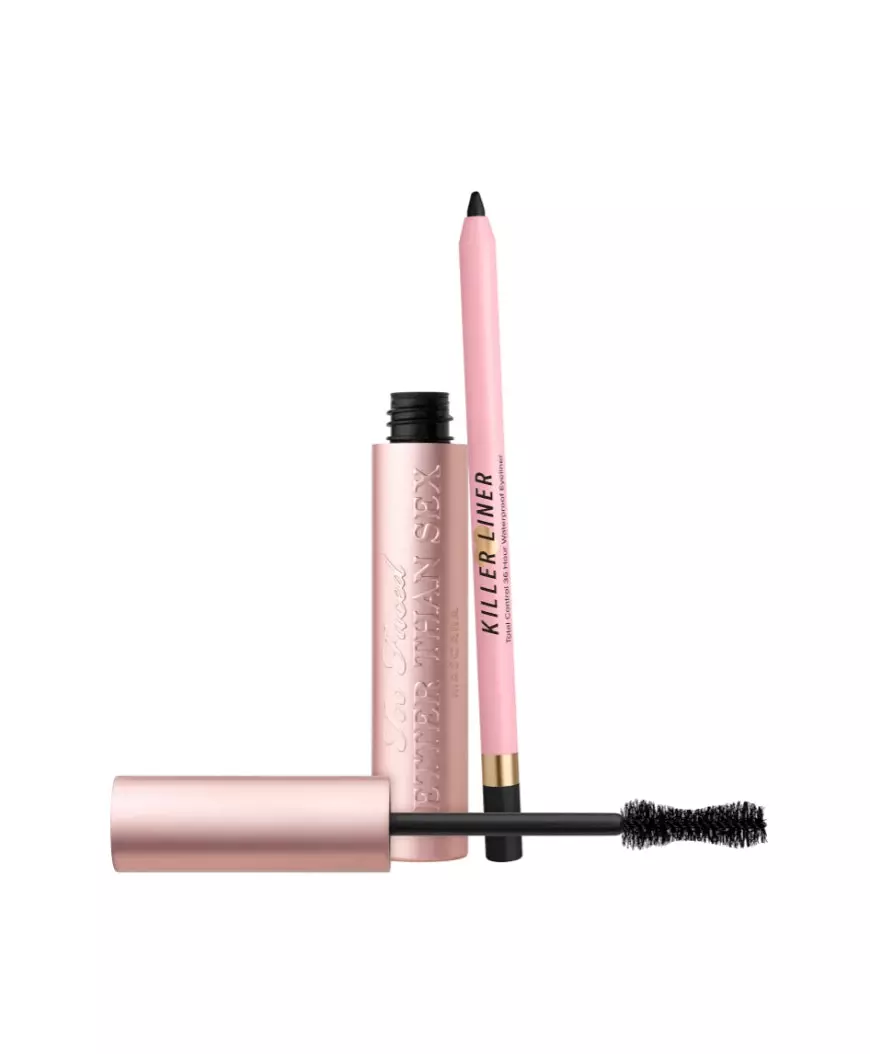 Nha zuru oke chere ihu ka mma karịa mmekọ nwoke na nwanyị na-eme mkpọtụ Mascara & Killer Liner Eyeliner Set.