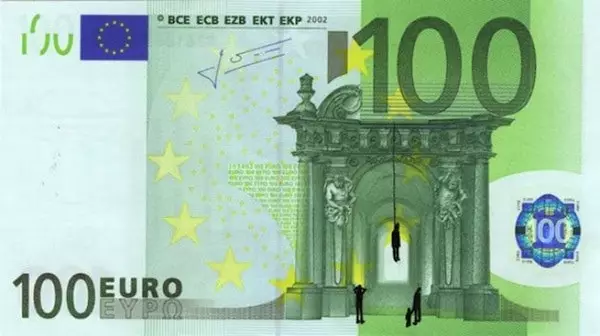 Artista grego desenha em notas de euro para enviar uma mensagem poderosa (Fotos) 12232_6