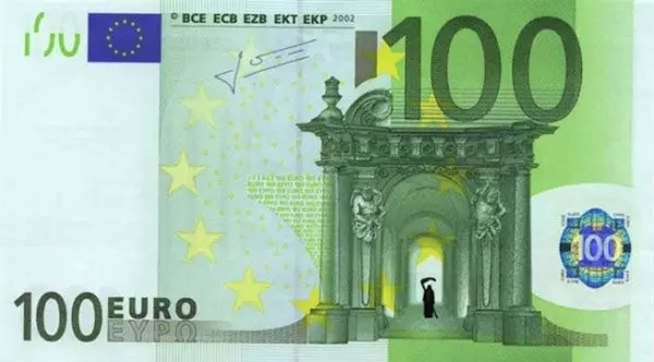 Artista grego desenha em notas de euro para enviar uma mensagem poderosa (Fotos) 12232_8