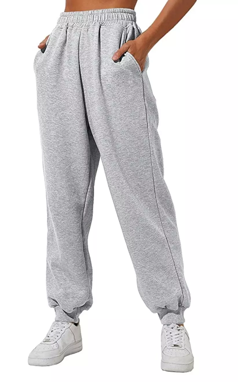 Yovela Womens High Waisted Baggy Sweatpants Comfy Paj Rwb High Waist Jogger Pants Y2k Trendy Lounge T ...