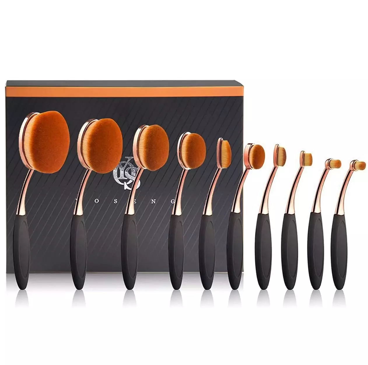 Yoseng Makeup Pinsel Set (Set vun 10)