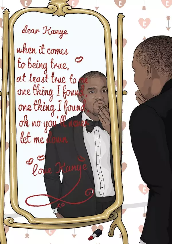 Kanye West Valentine's Day Cards o le auala sili lea e faʻaalia ai lou alofa (ata) 132848_8