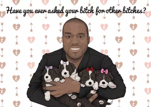 Kat Kanye West Valentine a se pi bon fason pou montre lanmou w (foto) 132848_9