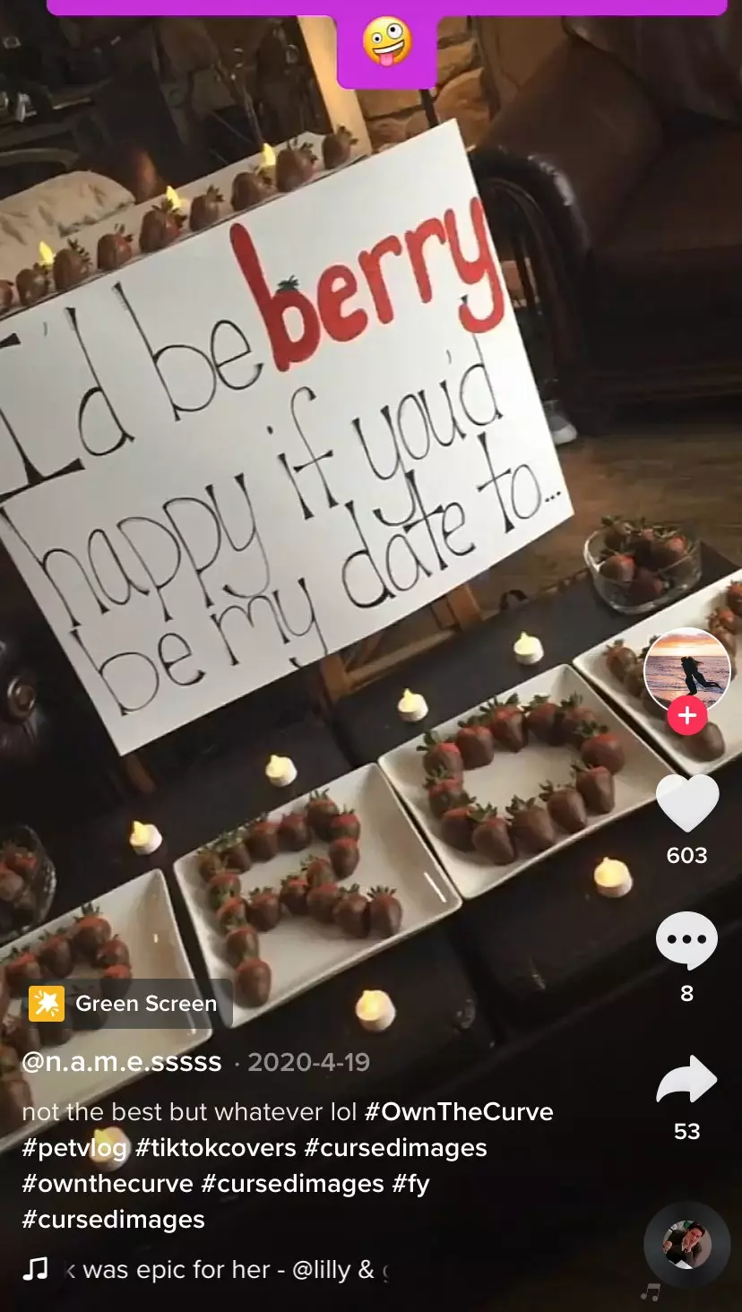 Para sa isang prom proposal, subukan ang mga prom sign na ito mula sa TikTok.