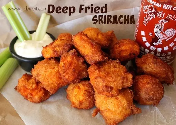 Deep-Fried Sriracha ass vläicht déi gréisste Saach fir mat Iessen ze geschéien (Fotoen) 136709_2