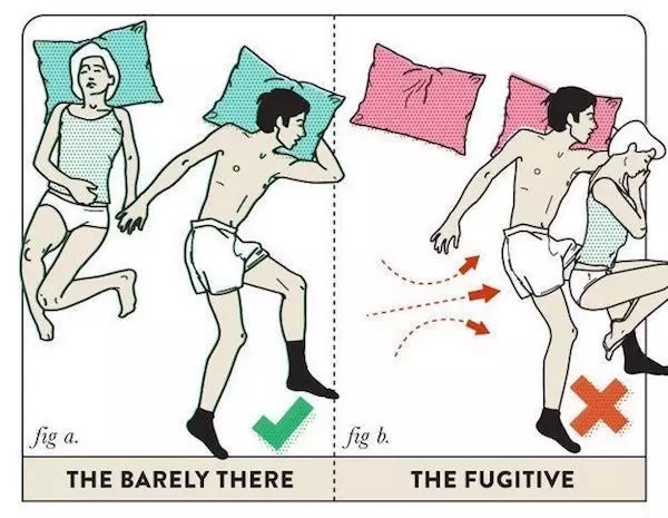 Некој создал точни илустрации за многуте начини на кои спијат паровите 13696_2