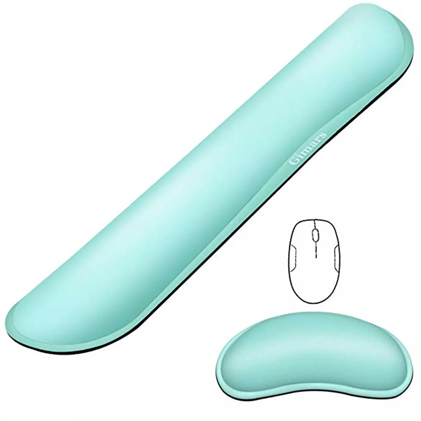 Bàn di chuột Gimars Memory Foam & Bàn phím kê cổ tay