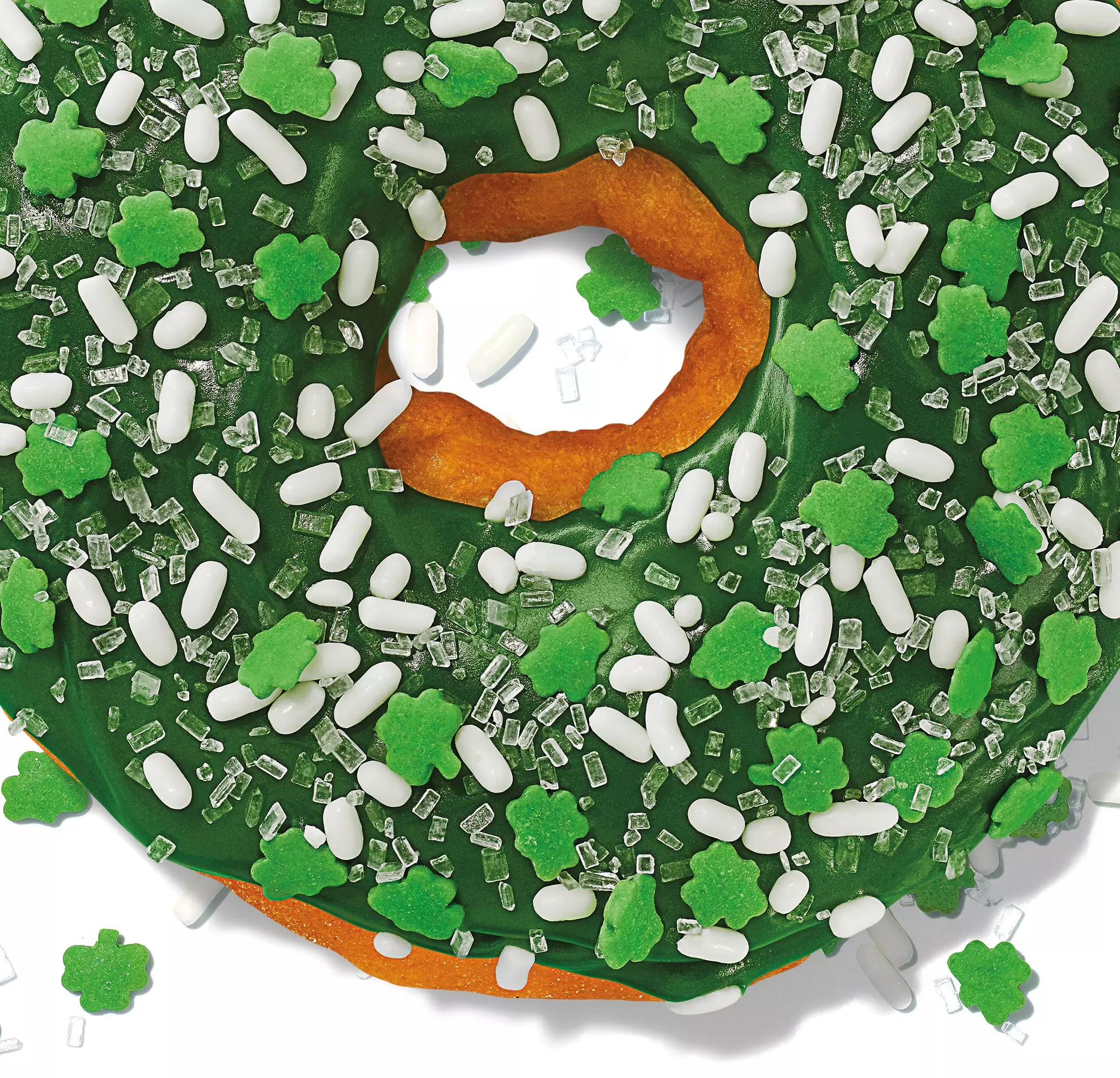 Dunkin's St. Patrick's Day 2020 Donut, süper şenlikli bir ısırık.