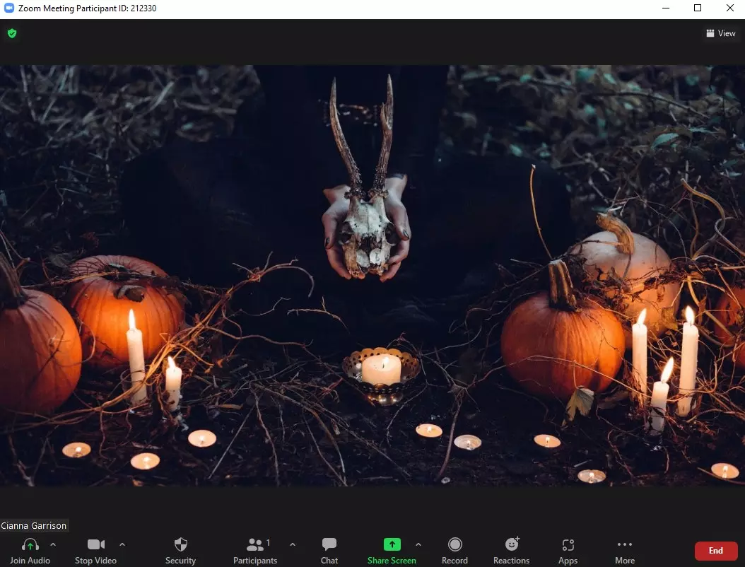 Dessa läskiga Zoom-bakgrunder för Halloween inkluderar läskiga bilder.