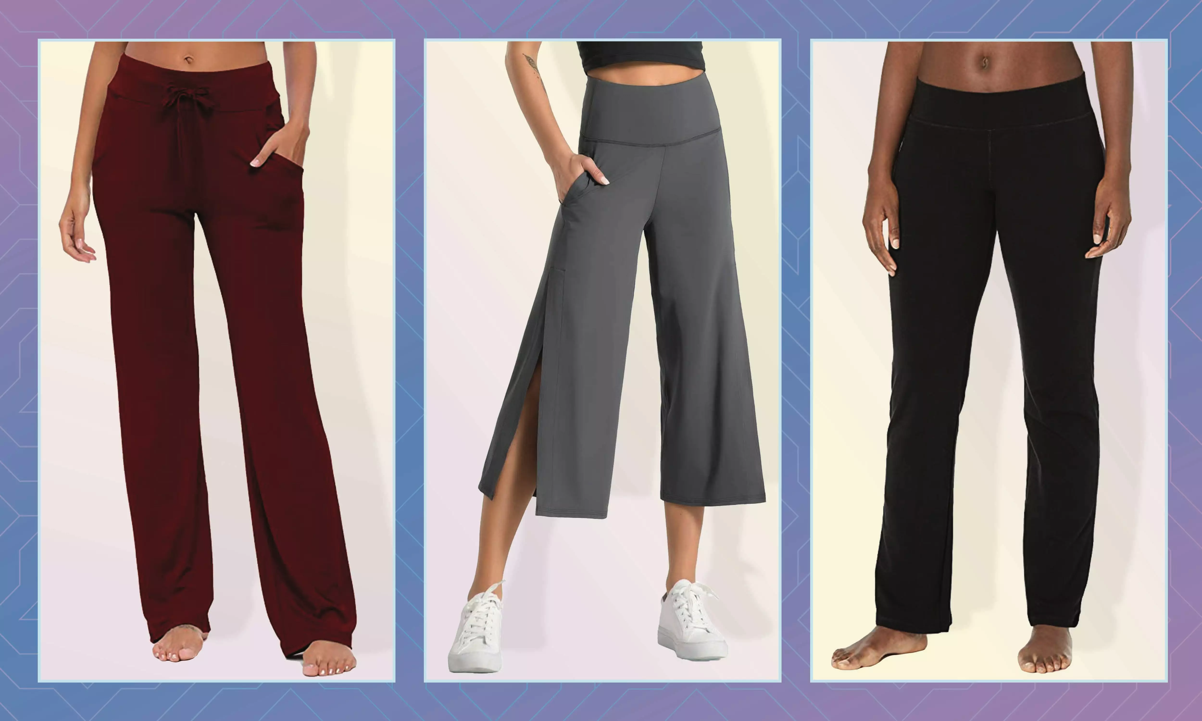 Ir-Reviżuri tal-Amazon Huma Ossessjonati Bil Kemm Huma Comfy Dawn Flare Yoga Pants