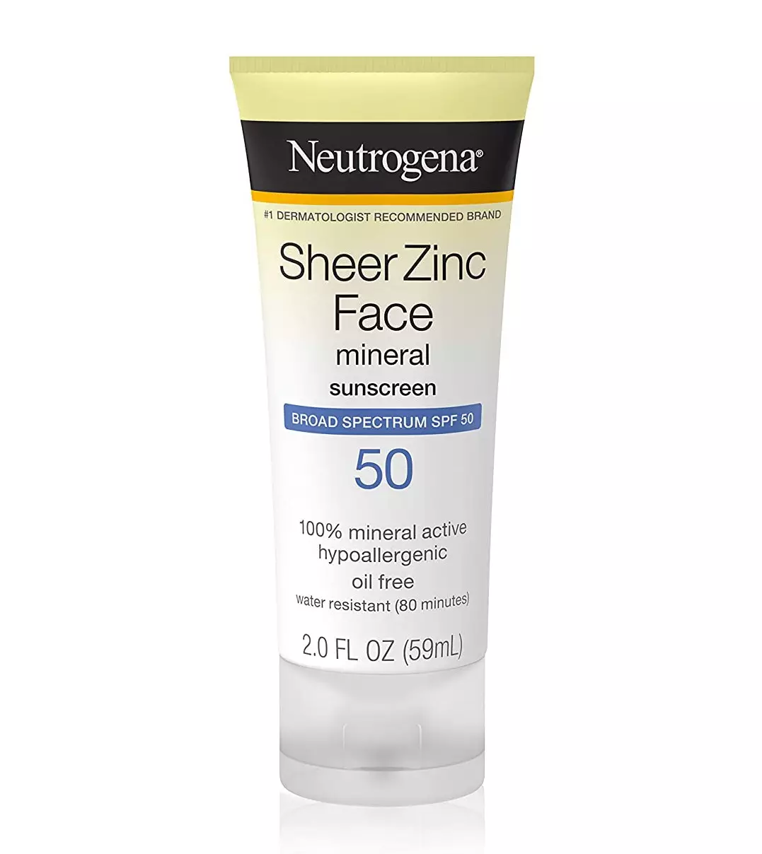 Neutrogena Sheer Zinc Face Mineralny krem przeciwsłoneczny SPF 50