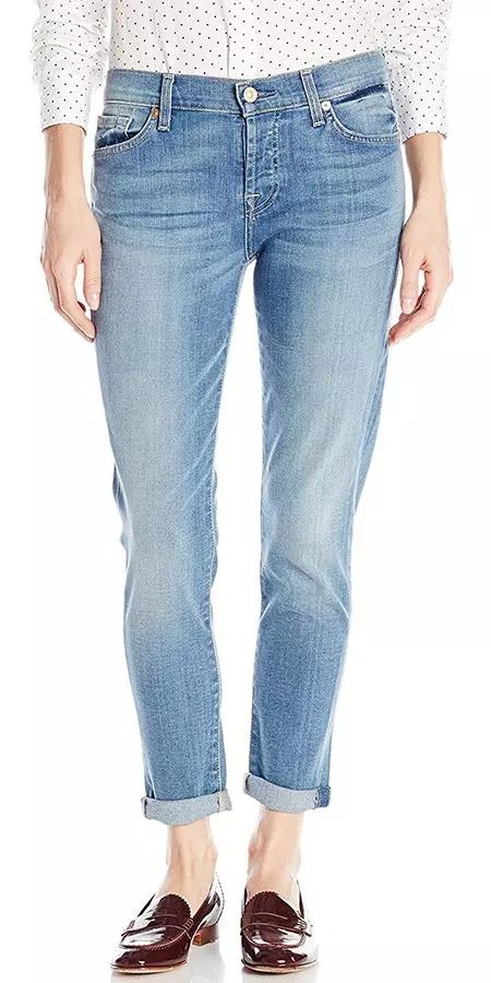 7 For All Mankind, Jean Boyfriend Skinny Josefina Femme