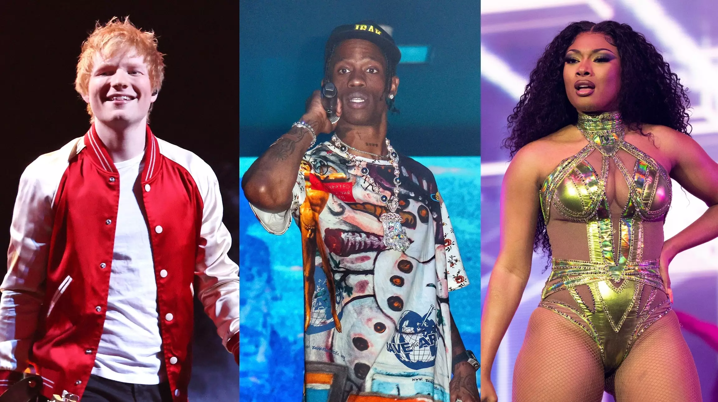 Magtatanghal sina Ed Sheeran, Travis Scott, at Megan Thee Stallion Sa 2022 BBMAs