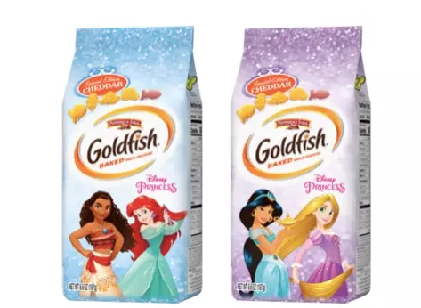 Deze nieuwe goudviscrackers hebben de vorm van je favoriete Disney-prinsessen