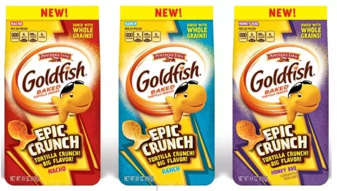 Bu Yeni Ranch Epic Crunch Goldfish Crackers Mini Tortilla Çipləri kimi Dadlıdır