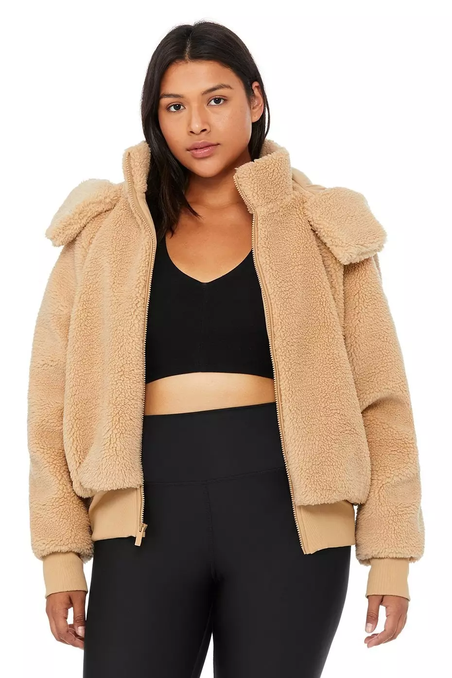 Veste Foxy Sherpa en Camel