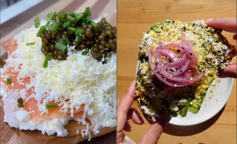 TikTok'un Viral Rendelenmiş Yumurtalı Tost Tarifi Yeni Somonlu Pirinç Kasesi