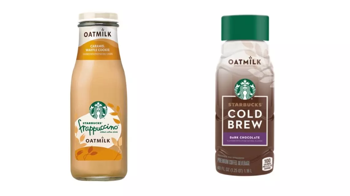 Starbucks ၏ RTD Oat Milk Sips တွင် အအေးချက်ထားသော ဖျော်ရည်မျိုးစုံနှင့် Frappuccino အရသာ ၂ မျိုး ပါဝင်သည်