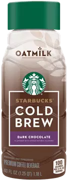 เครื่องดื่มข้าวโอ๊ตนมพร้อมดื่มของสตาร์บัค ได้แก่ Cold Brew & Frappuccino