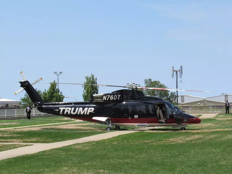 L'arribada de l'helicòpter de Trump a Cleveland va sortir directament d'una mala pel·lícula d'acció 25872_3