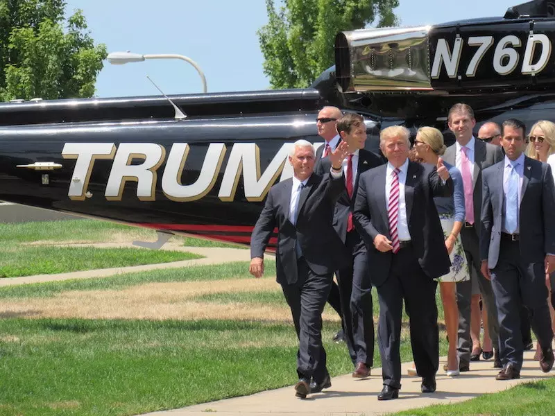 L'arribada de l'helicòpter de Trump a Cleveland va sortir directament d'una mala pel·lícula d'acció 25872_6