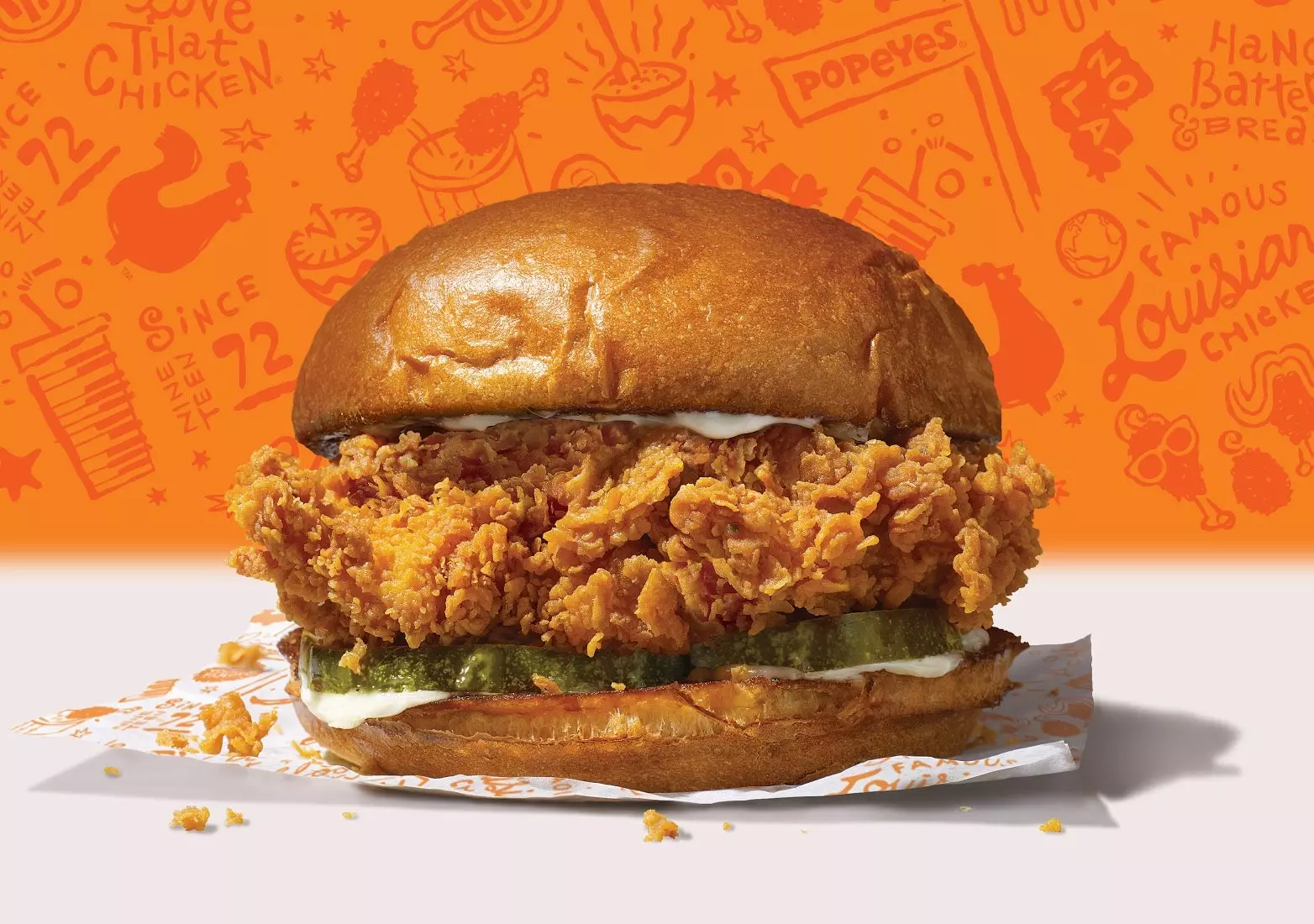 Popeyes julkaisee ensimmäisen kanavoileivän valtakunnallisesti, joten tule nälkäiseksi