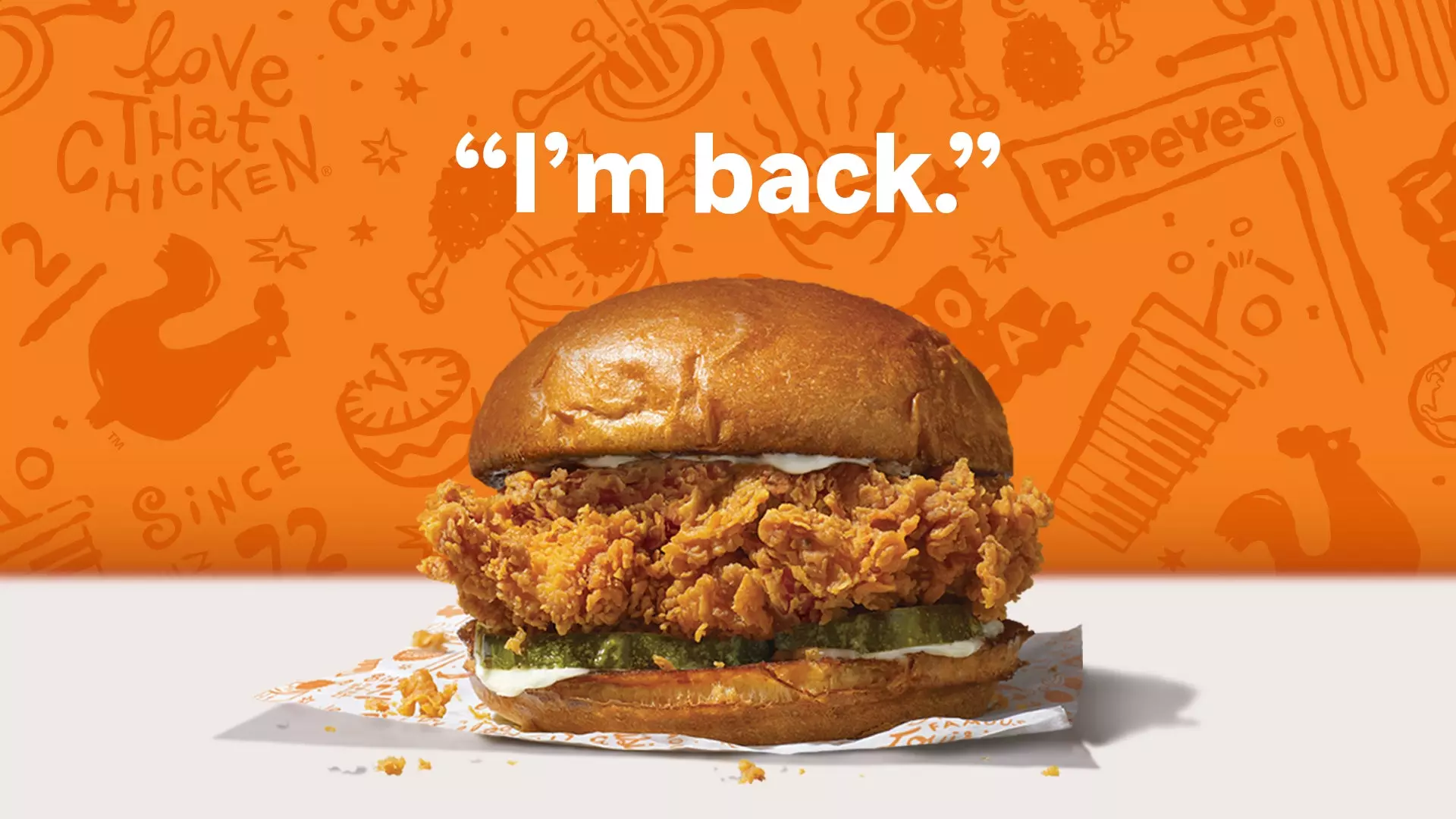 Freet Iech, dem Popeyes säi Poulet Sandwich kënnt ENDLICH zréck