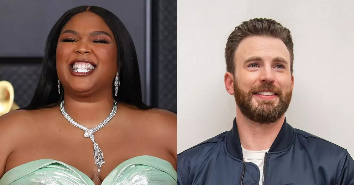 Lizzo entrou nas DMs de Chris Evans para tirar sua foto e postou a troca no TikTok