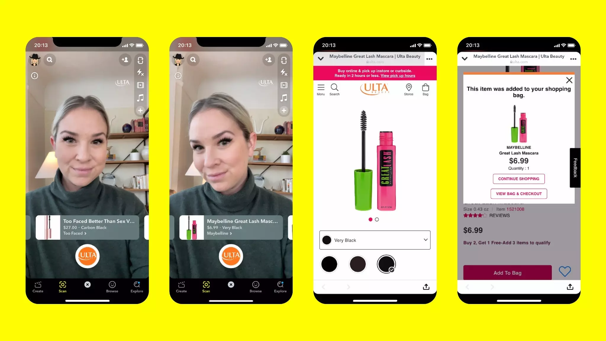 Перевірте свою наступну красу за допомогою 2 нових лінз Snapchat від Ulta і MAC