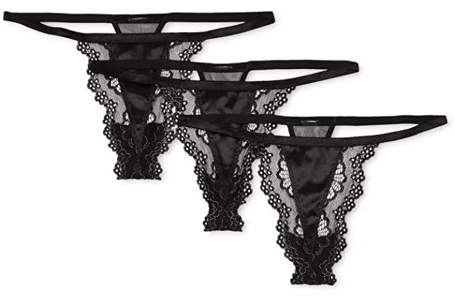 Iris at Lilly Women's Lace Thong (3-Pack)