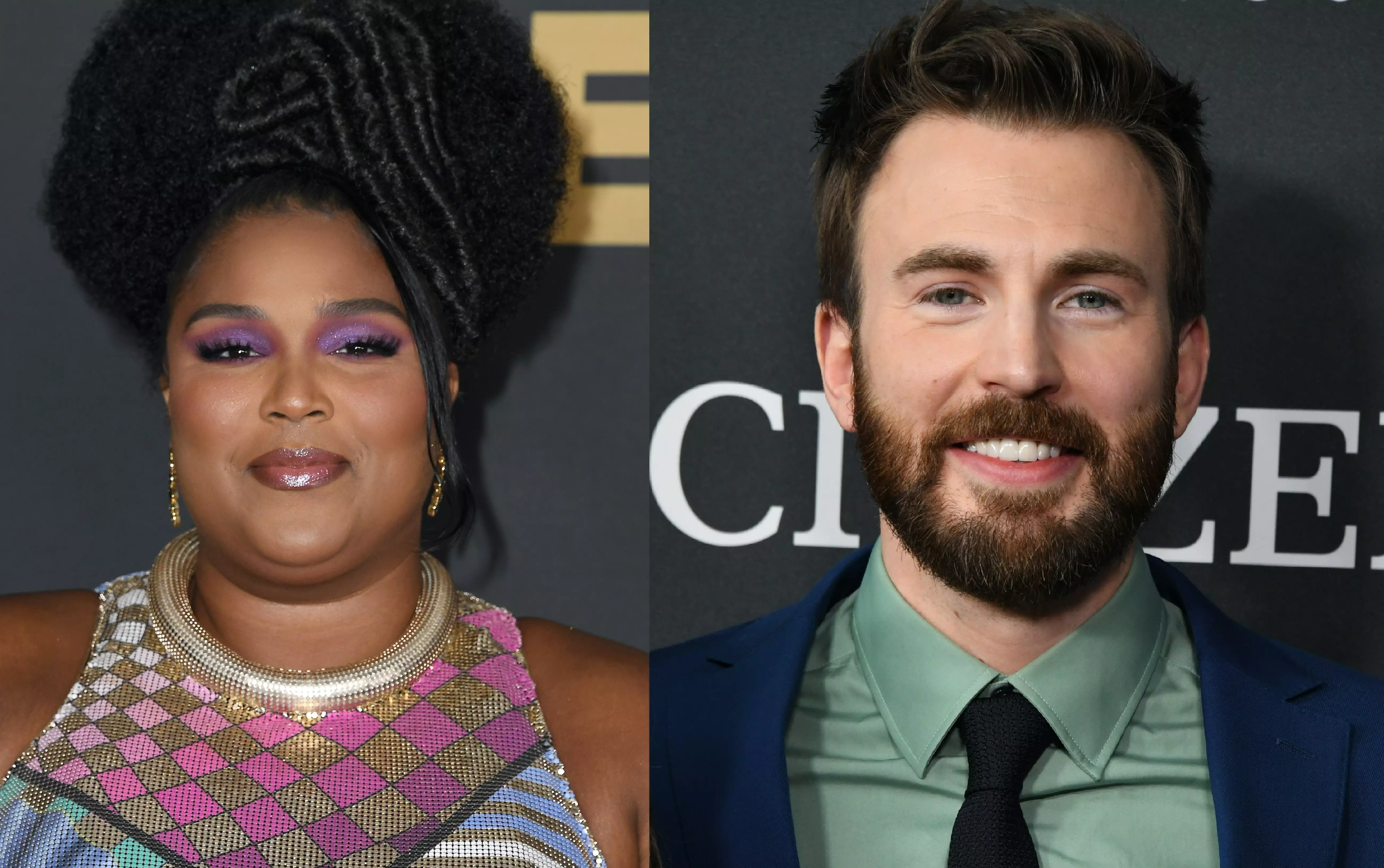 Si Lizzo Nag-set up ug usa ka date uban ni Chris Evans, ug kini naglambigit sa mga body shot