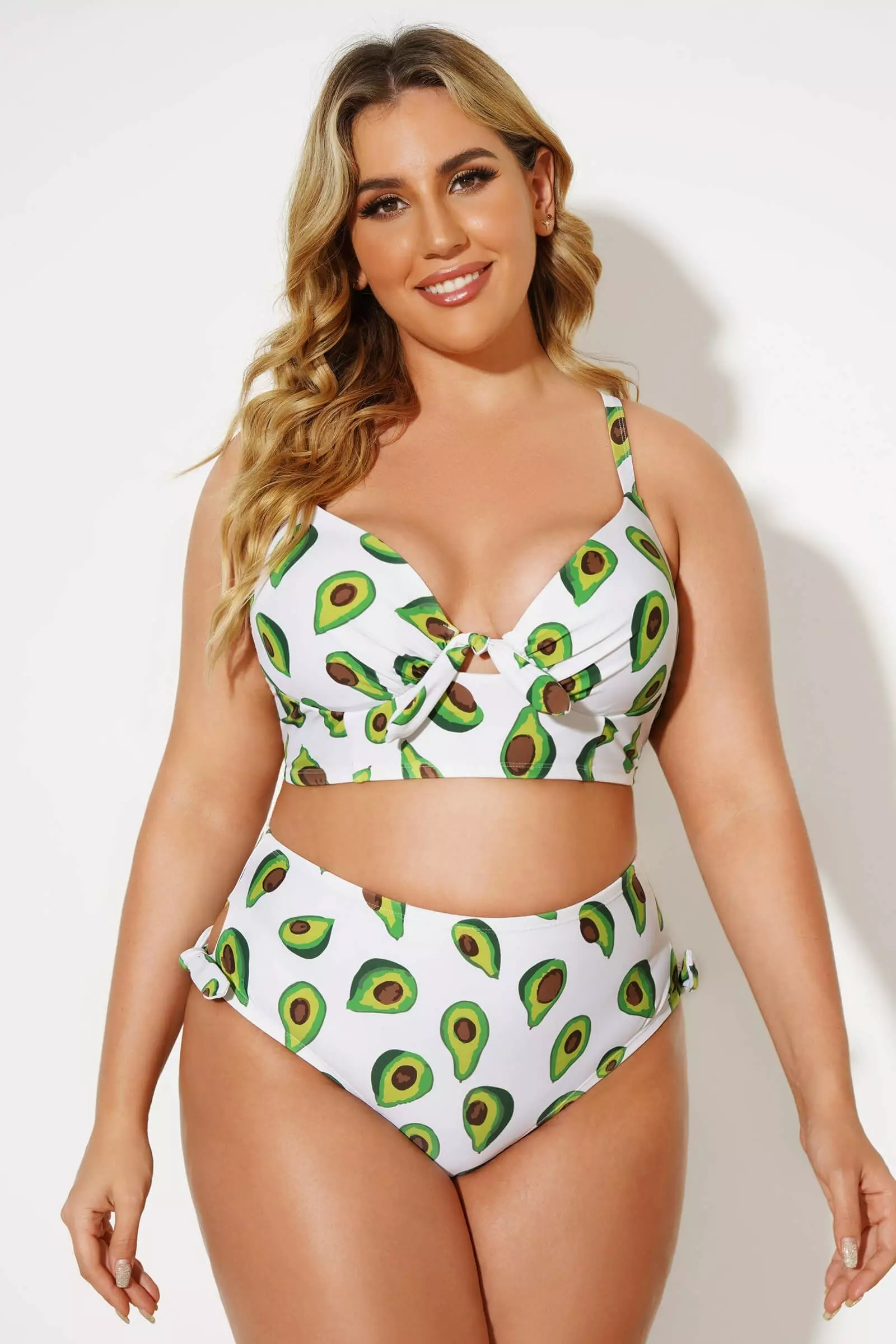 Printed Vintage Women Underwire Bikini Set